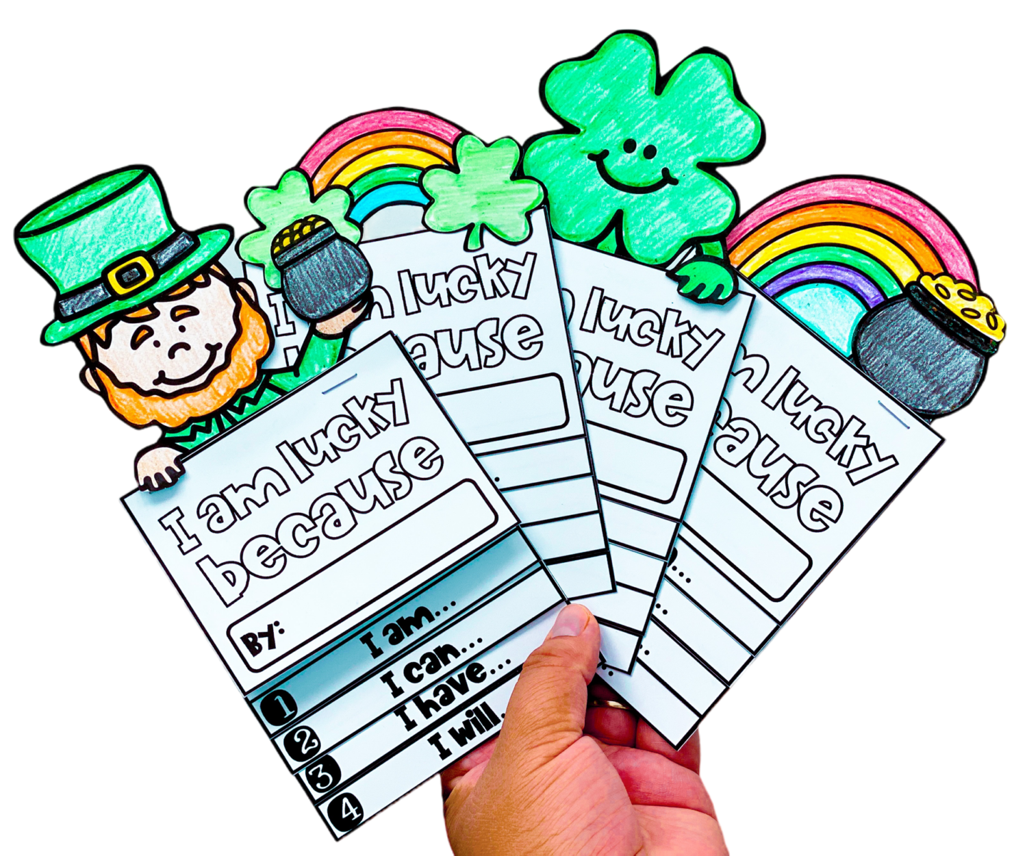 St. Patrick's Day No-Prep Flipbook - Learning in Wonderland